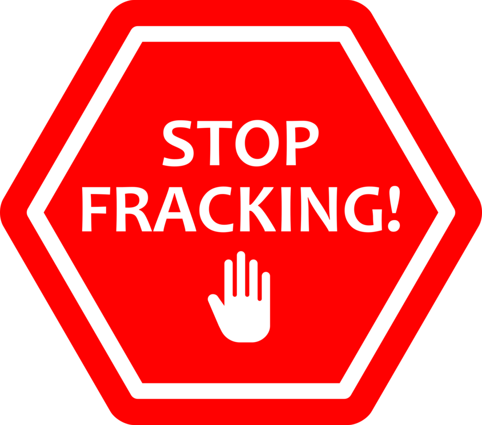 A Clipart Image Of A Stop Fracking Protest Symbol - FreeStockImages.net